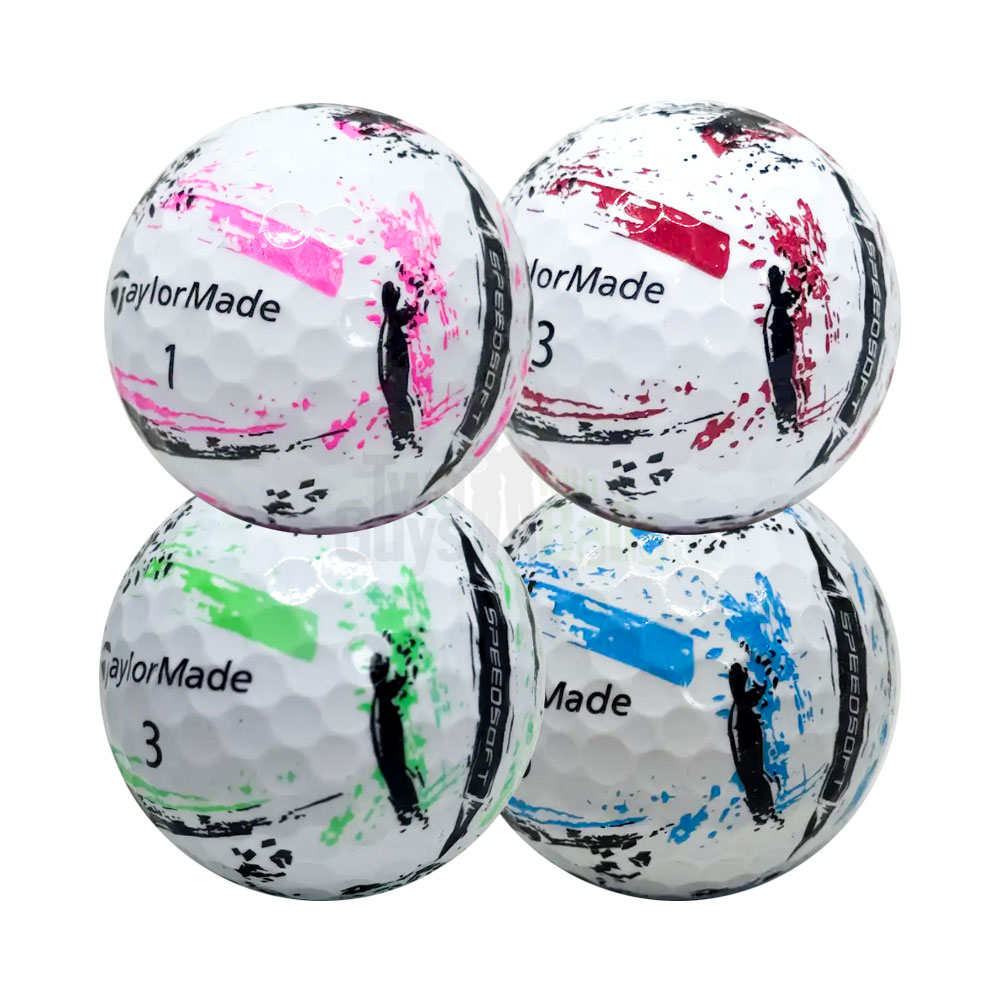 TaylorMade SpeedSoft Ink Mix | Used Golf Balls